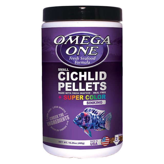 Omega™ One Cichilid Super Color Pellets Fish Food - Pet U